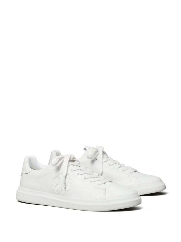 Tory Burch Double T Howell Court Sneakers - White