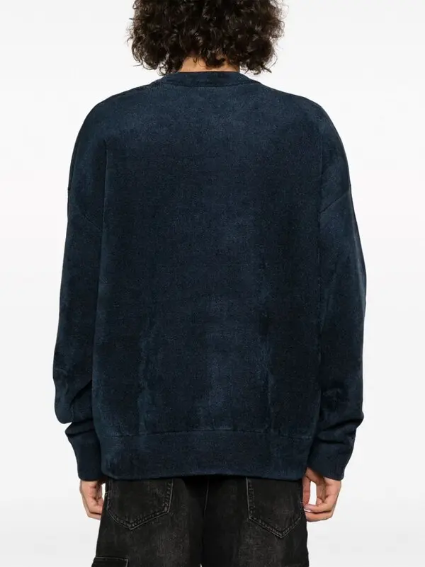 DIESEL® Logo Jacquard Chenille Sweatshirt