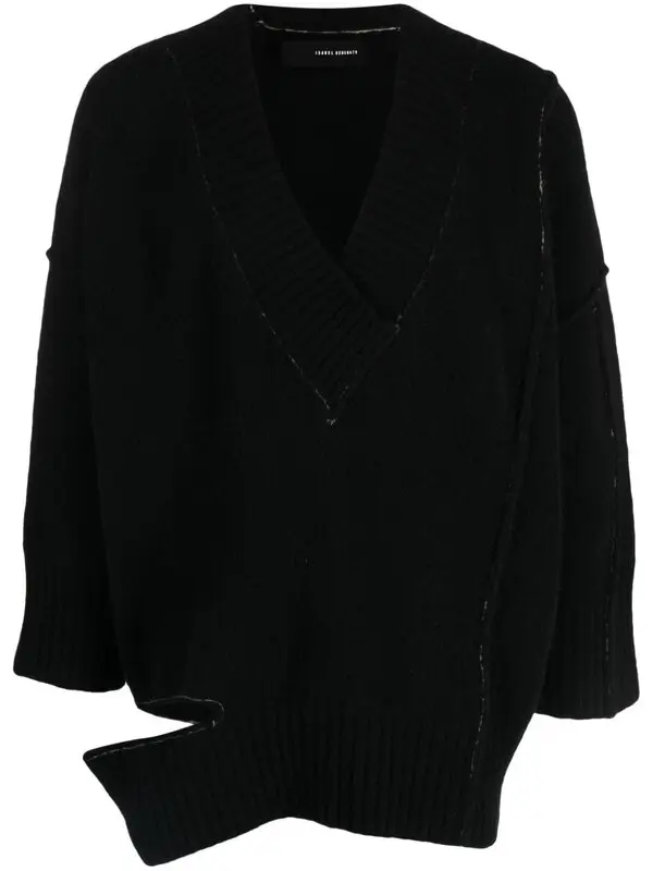 Isabel Benenato Cut-out Jumper