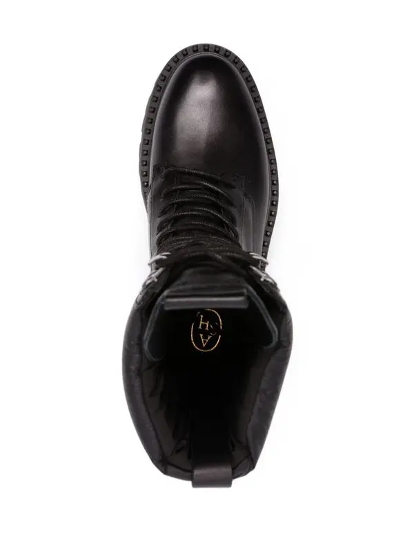 Ash Lace-up Combat Boots