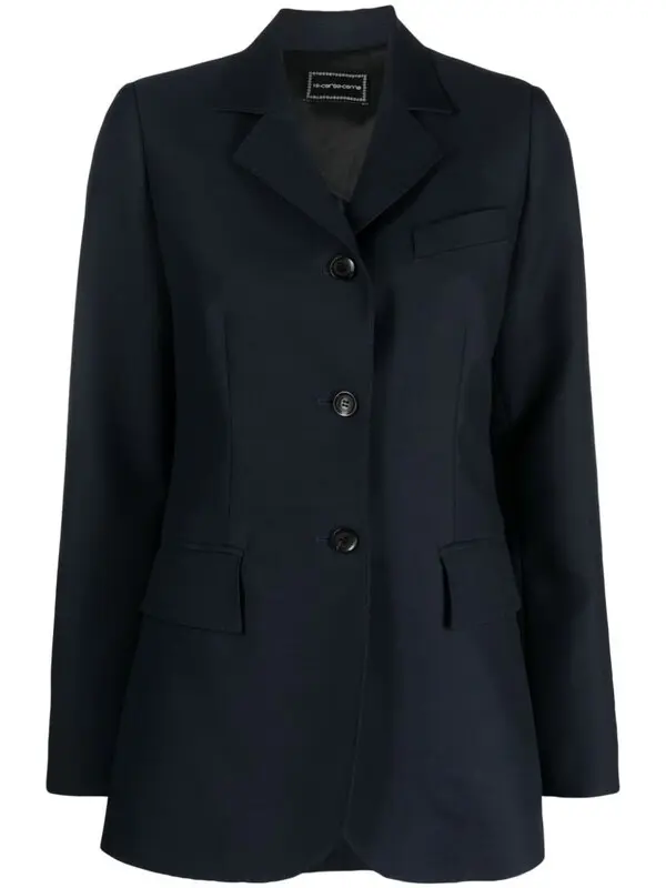10 CORSO COMO Single-breasted Notched Blazer - Blue