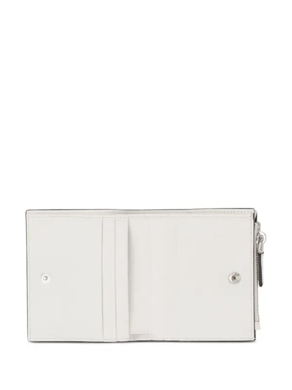 Prada Small Saffiano-leather Wallet - White