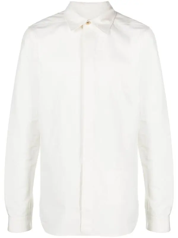 Rick Owens Cotton Long-sleeve Shirt