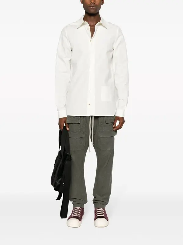 Rick Owens Cotton Long-sleeve Shirt