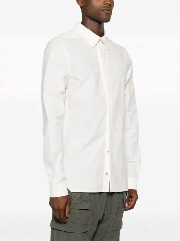 Rick Owens Cotton Long-sleeve Shirt