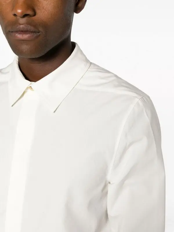 Rick Owens Cotton Long-sleeve Shirt