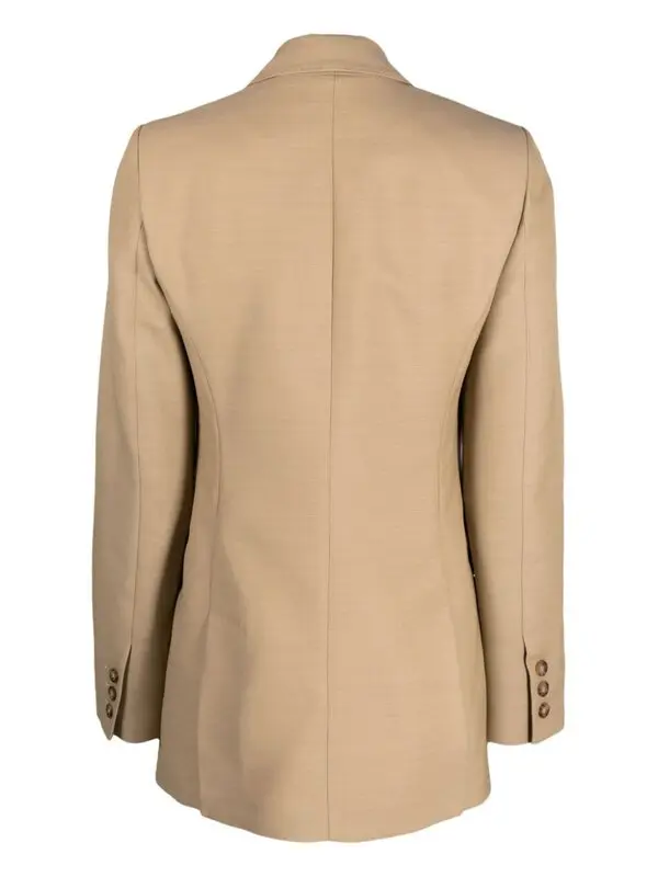 10 CORSO COMO Single-breasted Notched Lapel Blazer - Neutrals