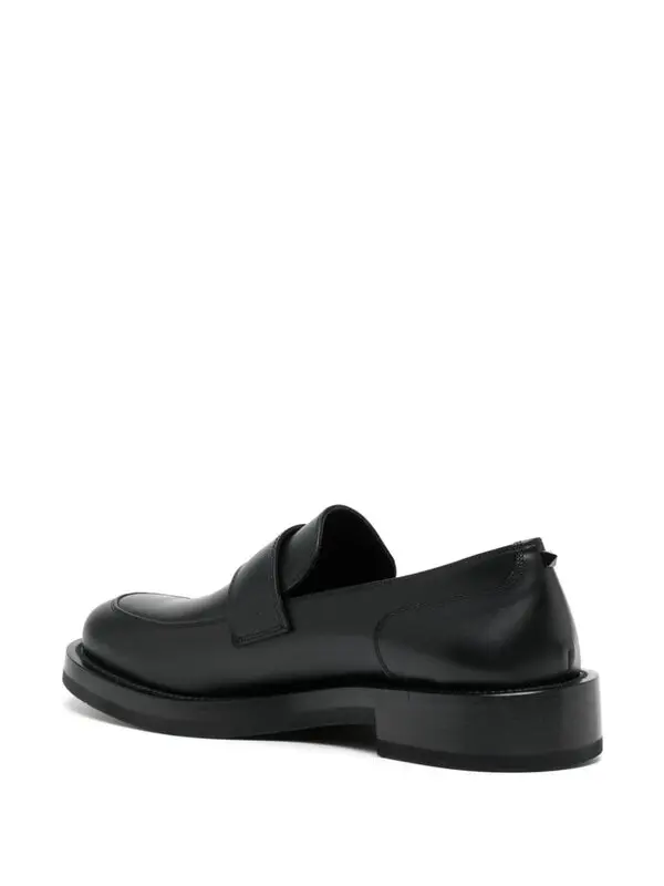 Valentino Garavani Logo-debossed Leather Loafers