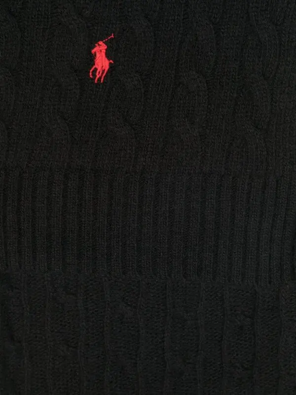 Polo Ralph Lauren Polo Pony Cable-knit Scarf