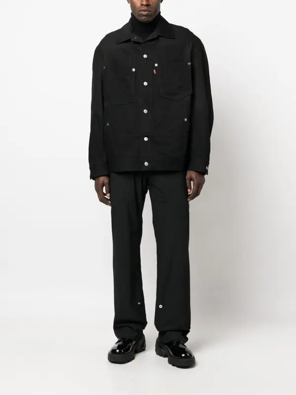 Junya Watanabe Buttoned Cotton Shirt Jacket