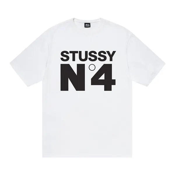 StÜssy No.4 Tee - White