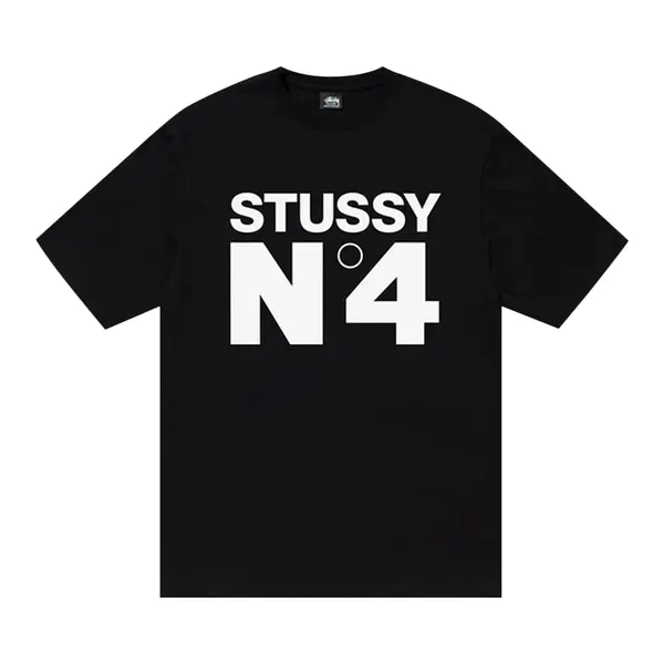 StÜssy No.4 Tee - Black