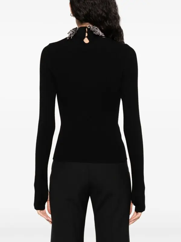 Giuseppe Di Morabito Crystal-embellished Knit Jumper