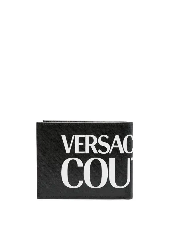 Versace Logo-print Leather Wallet