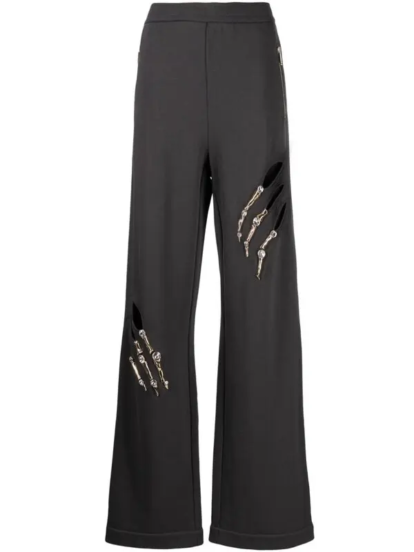 AREA Claw Cut-out Cotton Track Pants