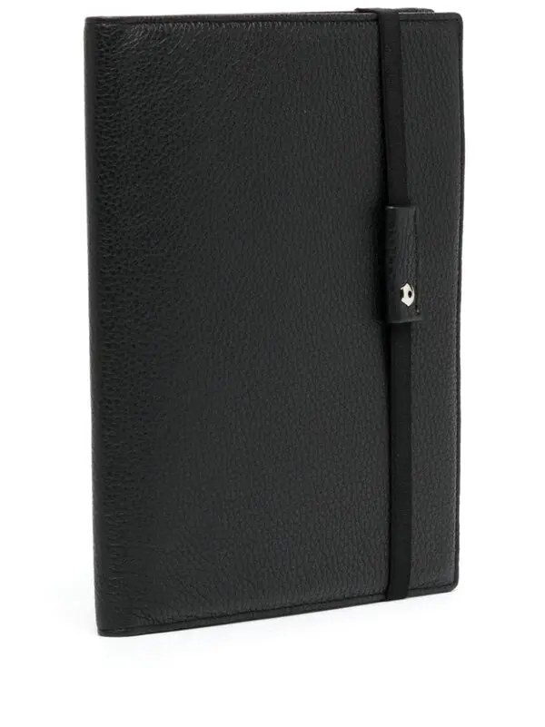 CARAN D'ACHE Leather-cased Paper Notebook - Black