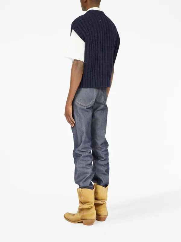 MAISON MARGIELA Ribbed-knit Wool Vest