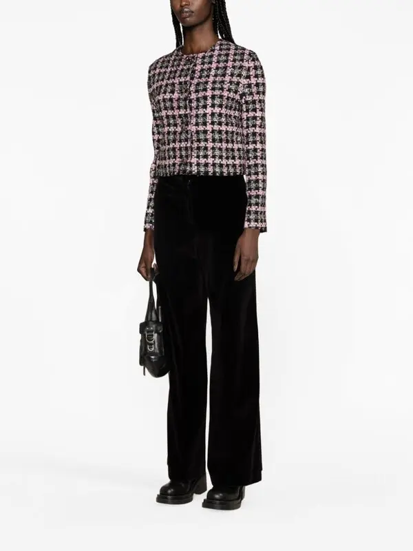 MSGM High-waisted Flared Trousers