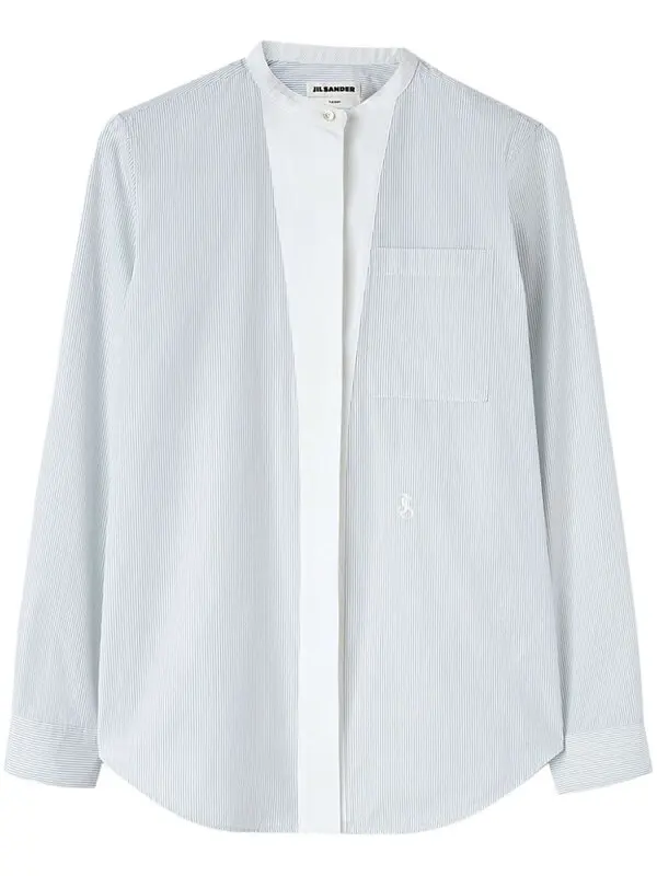 JIL SANDER Striped Cotton Shirt