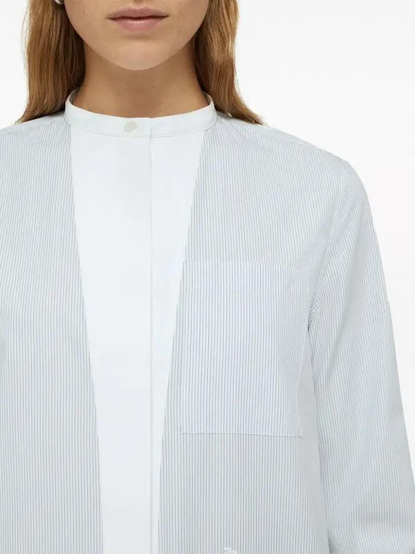 JIL SANDER Striped Cotton Shirt
