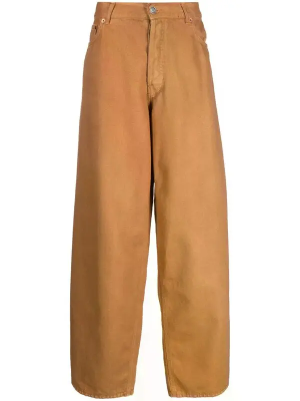 HAIKURE Straight-leg Trousers With Logo Patch