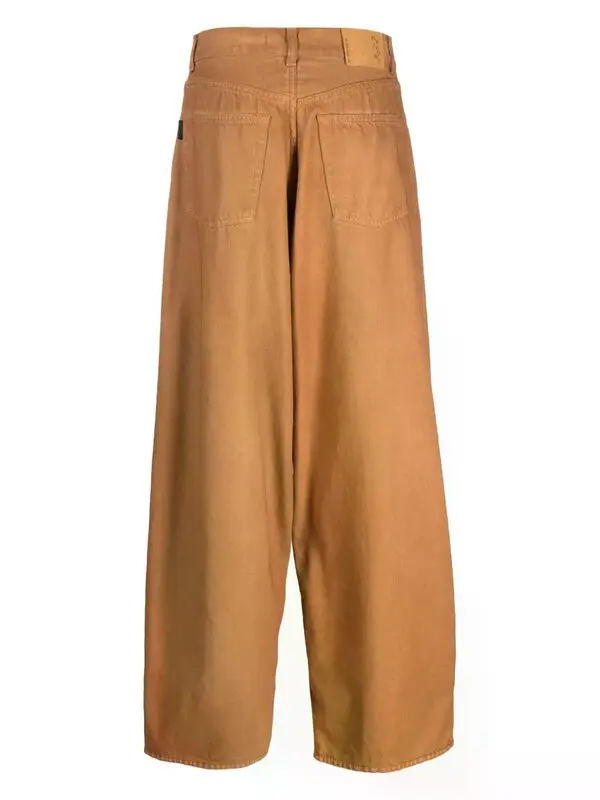 HAIKURE Straight-leg Trousers With Logo Patch