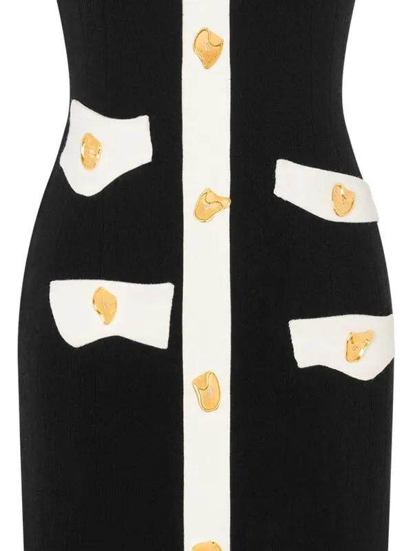 Moschino Trompe L'oeil-motif Midi Dress