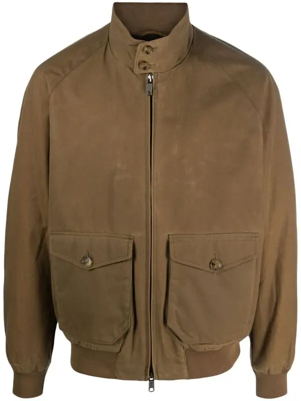 BARACUTA High-neck Cotton Jacket