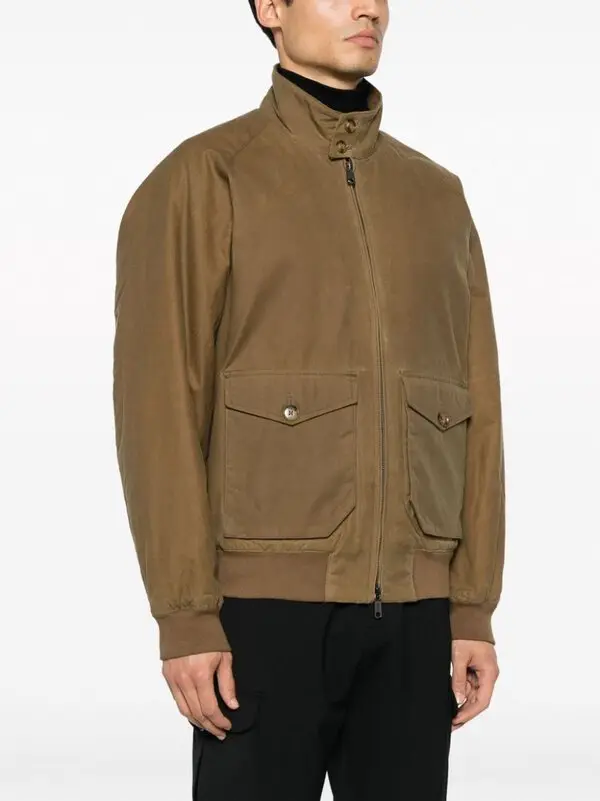 BARACUTA High-neck Cotton Jacket