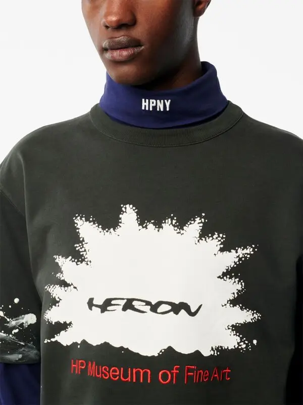 Heron Preston Museum Graphic-print T-shirt - Black