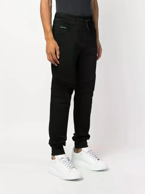 Philipp Plein Panelled Denim Track Pants