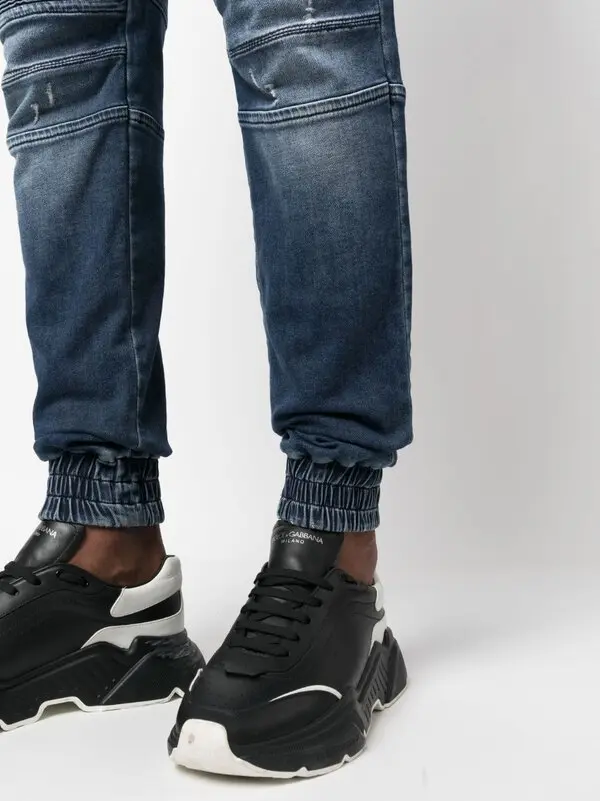 Philipp Plein Mid-rise Tapered-leg Jeans