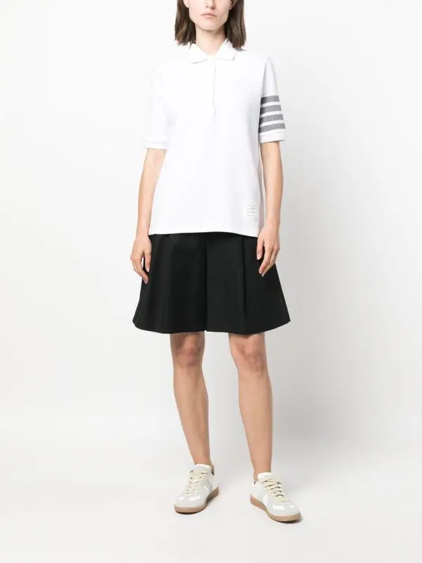 Thom Browne 4-bar Stripe 2003-print Polo Shirt