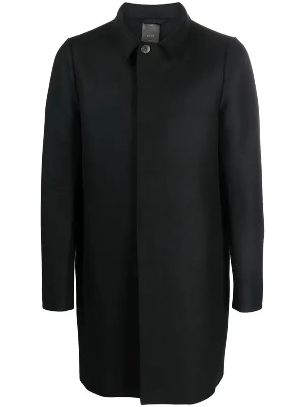 SAPIO Single-breasted Cotton-wool Coat