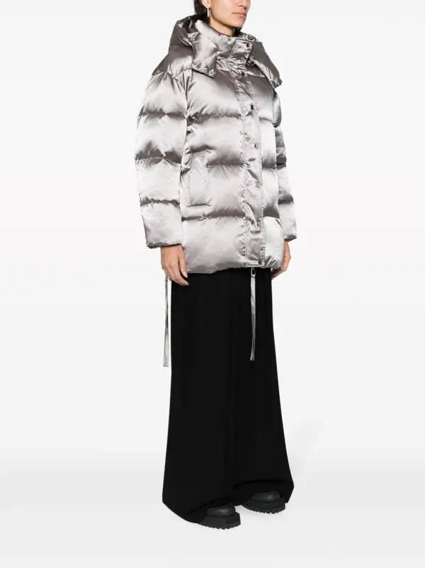 P.a.r.o.s.h Satin-finish Padded Coat