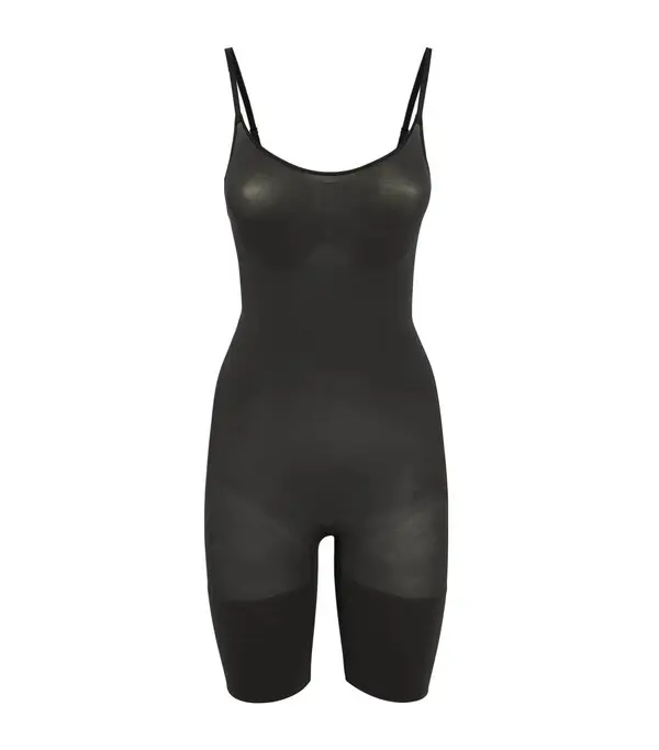 SKIMS Everyday Sculpt Mid-thigh Bodysuit - Black