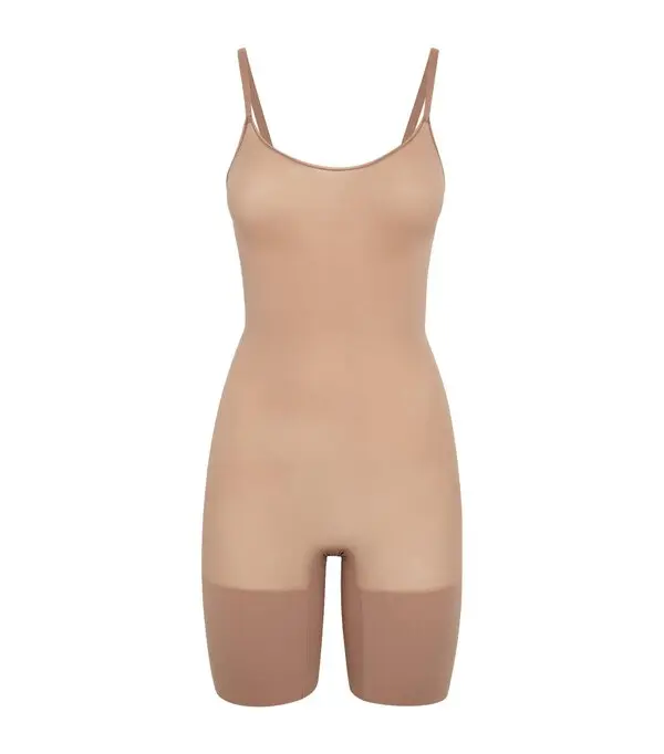 SKIMS Everyday Sculpt Mid-thigh Bodysuit - Nude
