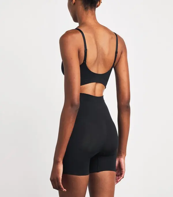 SKIMS Seamless Sculpt Mid-thigh Shorts - Black