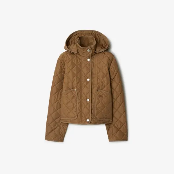 Burberry - Quilted Cropped Nylon Jacket