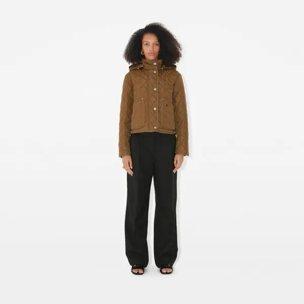 Burberry - Quilted Cropped Nylon Jacket