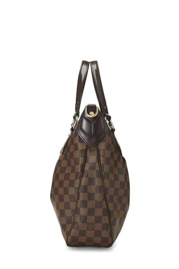 LOUIS VUITTON Damier Ebene Evora - Brown