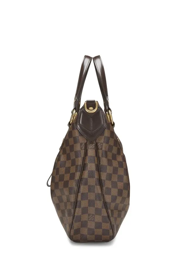 LOUIS VUITTON Damier Ebene Evora - Brown