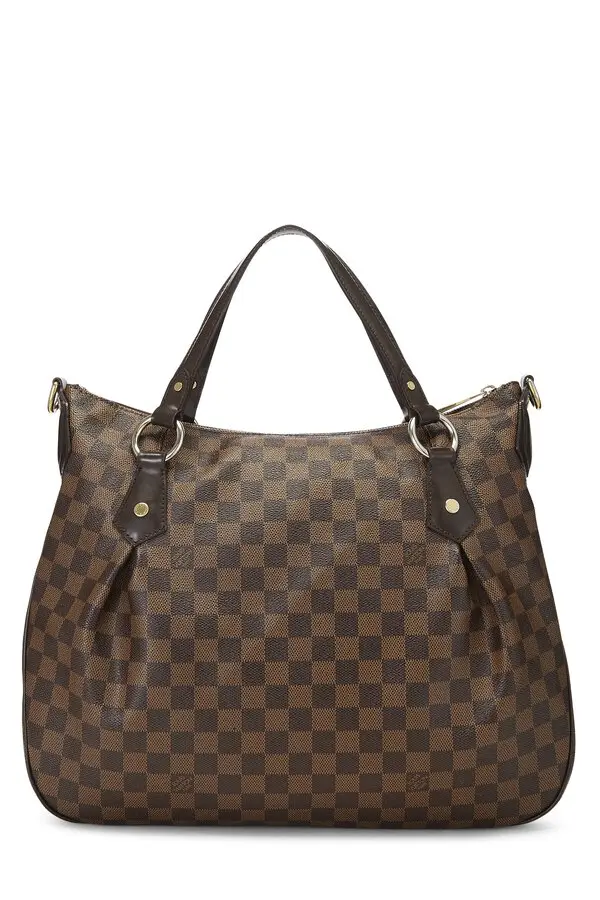 LOUIS VUITTON Damier Ebene Evora - Brown