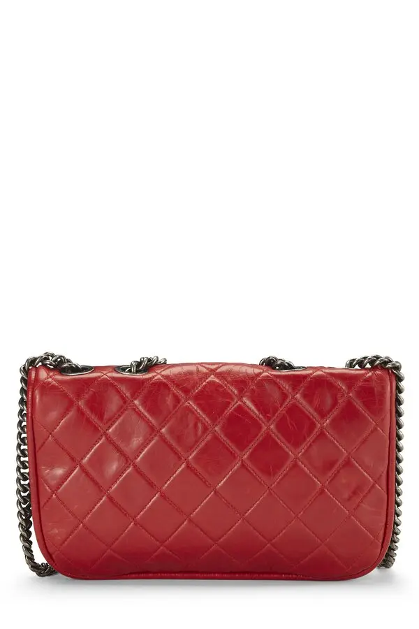 Chanel Calfskin Front Chain Flap Bag