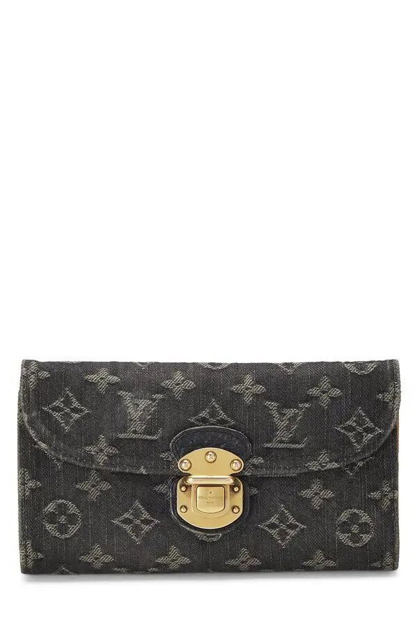 LOUIS VUITTON Monogram Denim Amelia - Black