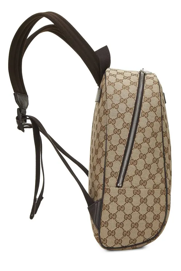 Gucci Original Gg Canvas Backpack - Brown