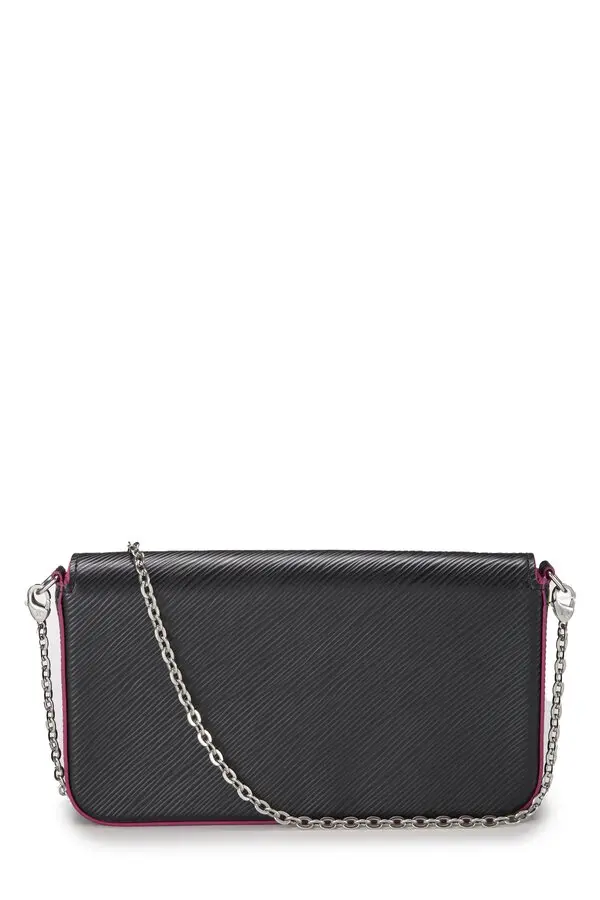 LOUIS VUITTON Monogram Empreinte Pochette Félicie - Black