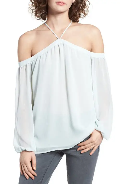 WAYF Liberty Off-the-shoulder Blouse
