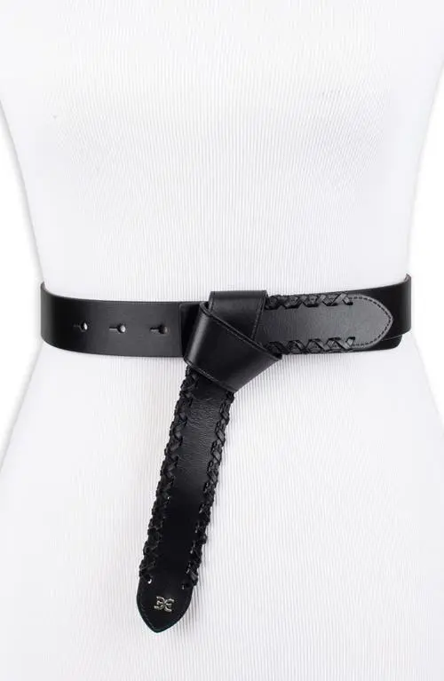 Sam Edelman Tie Detailed Belt - Black
