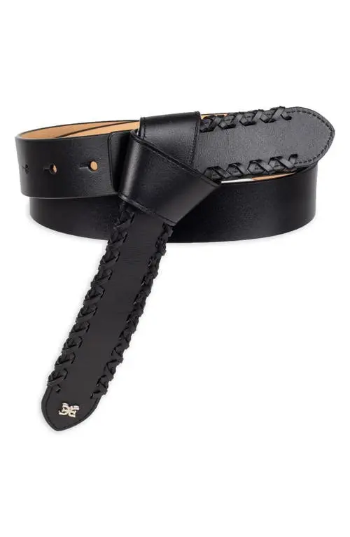Sam Edelman Tie Detailed Belt - Black